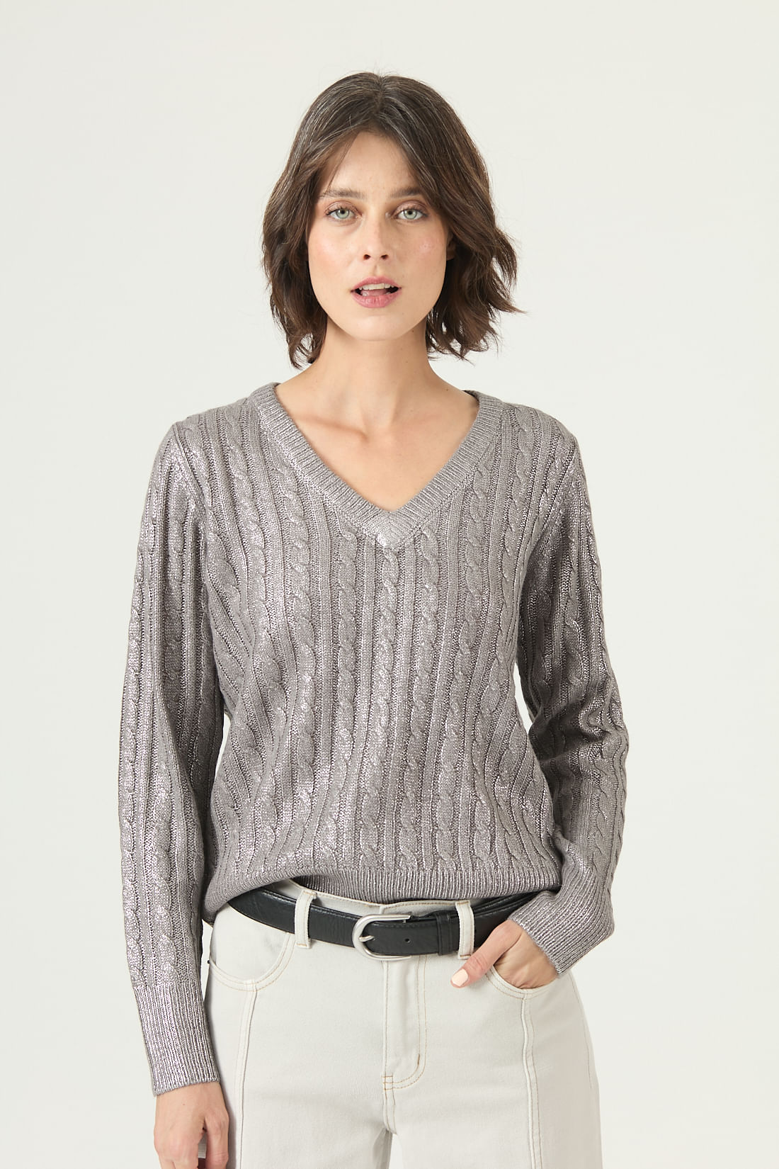 Sweater trenzado - Privilege