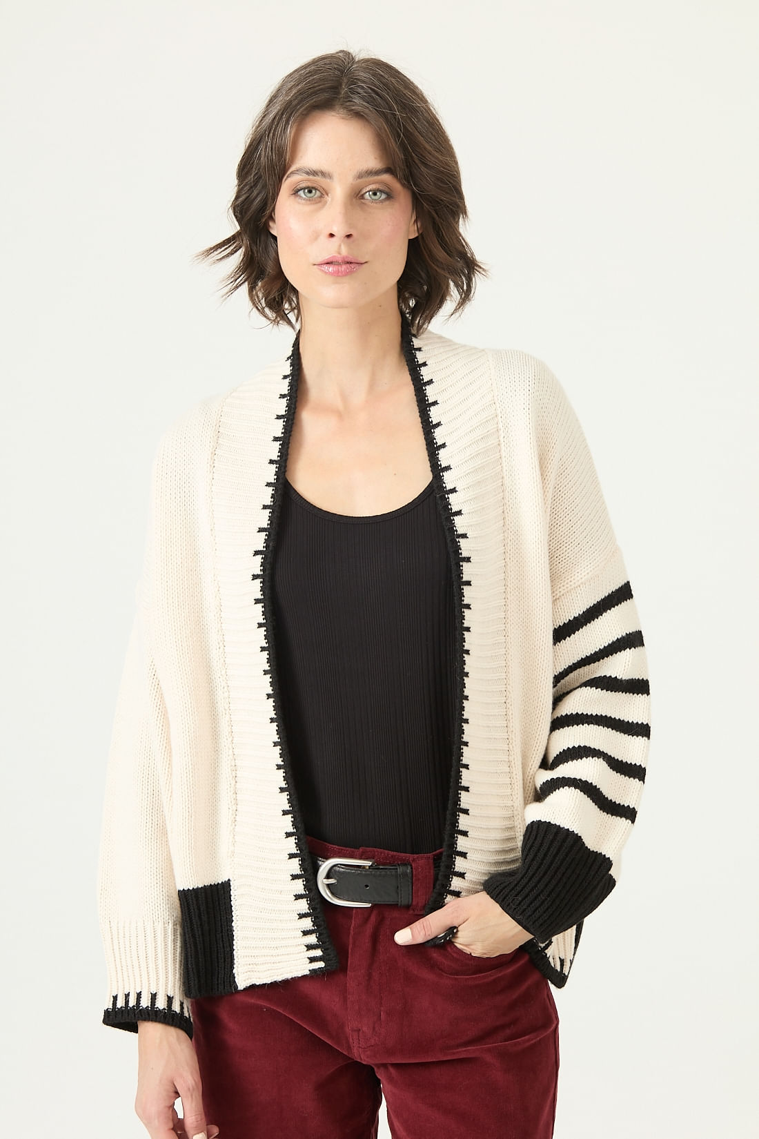 Sweater con lana rayas - Privilege